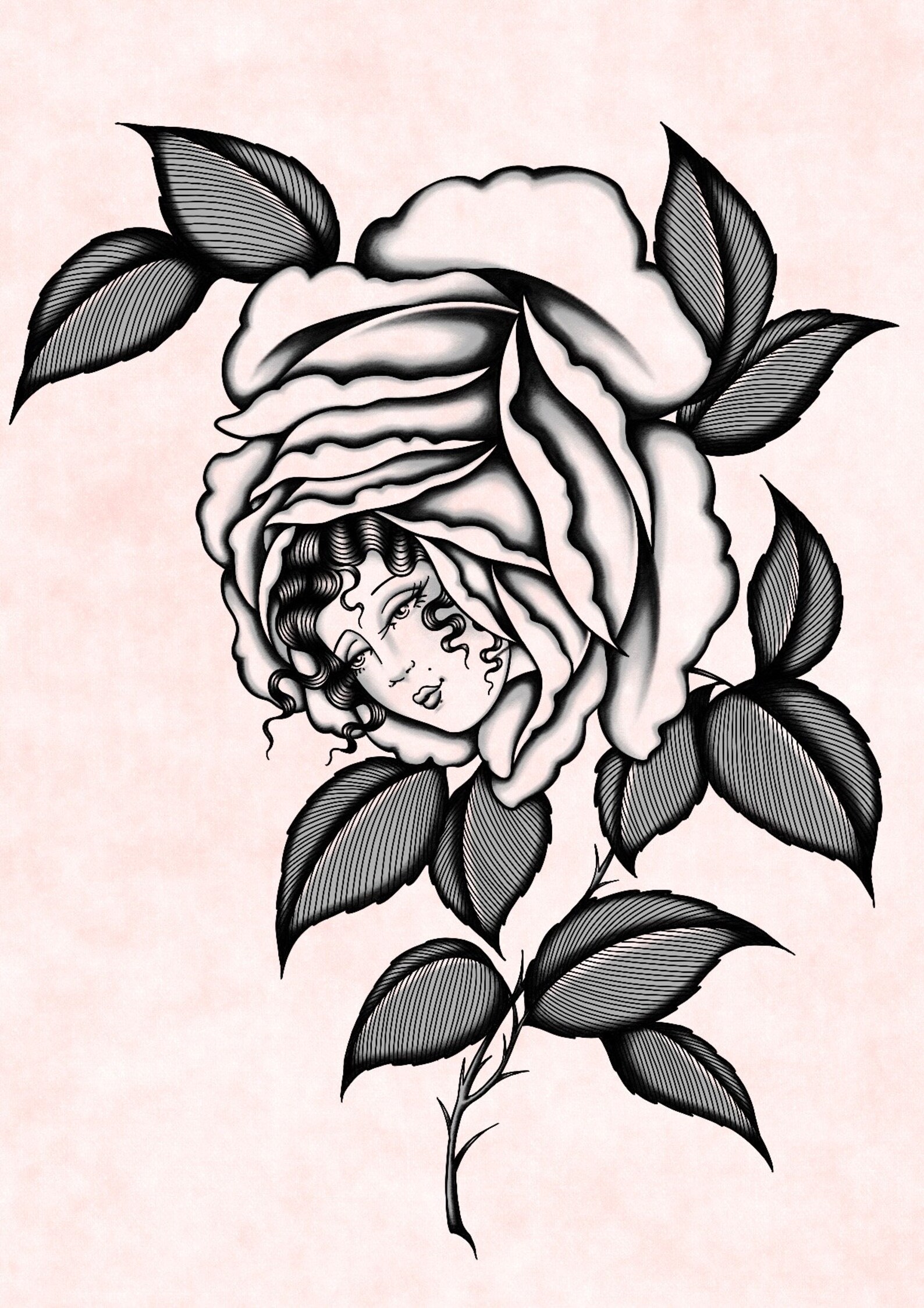 Roses Print - Etsy