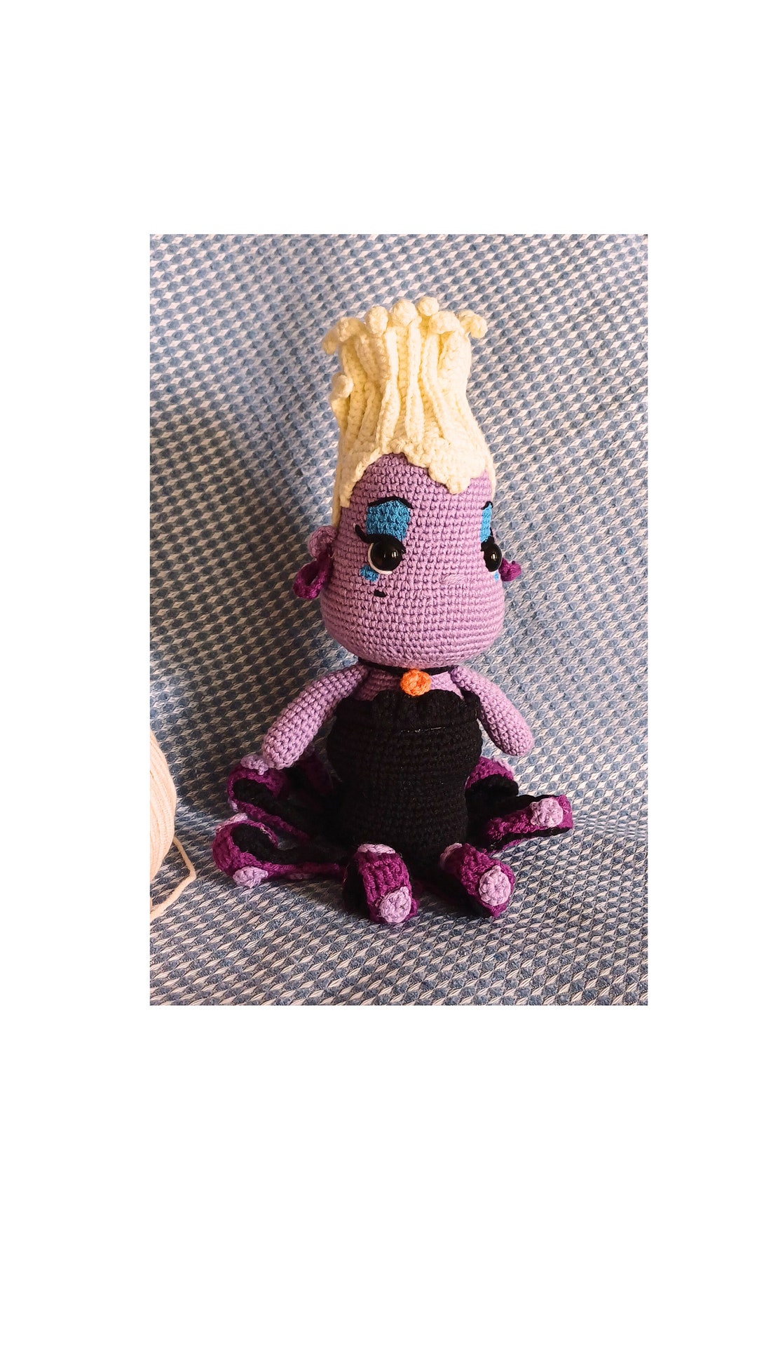 Amigurumi Ursula Organic Toy Crochet Toy Amigurumi Ariel - Etsy