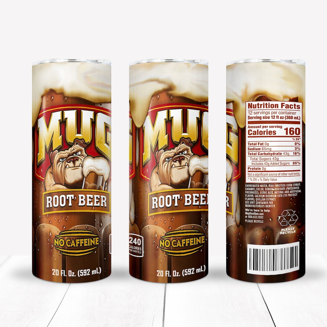 Mug Root Beer Tumbler Cup, 20 Oz Stainless Steel Skinny, Root Beer ...