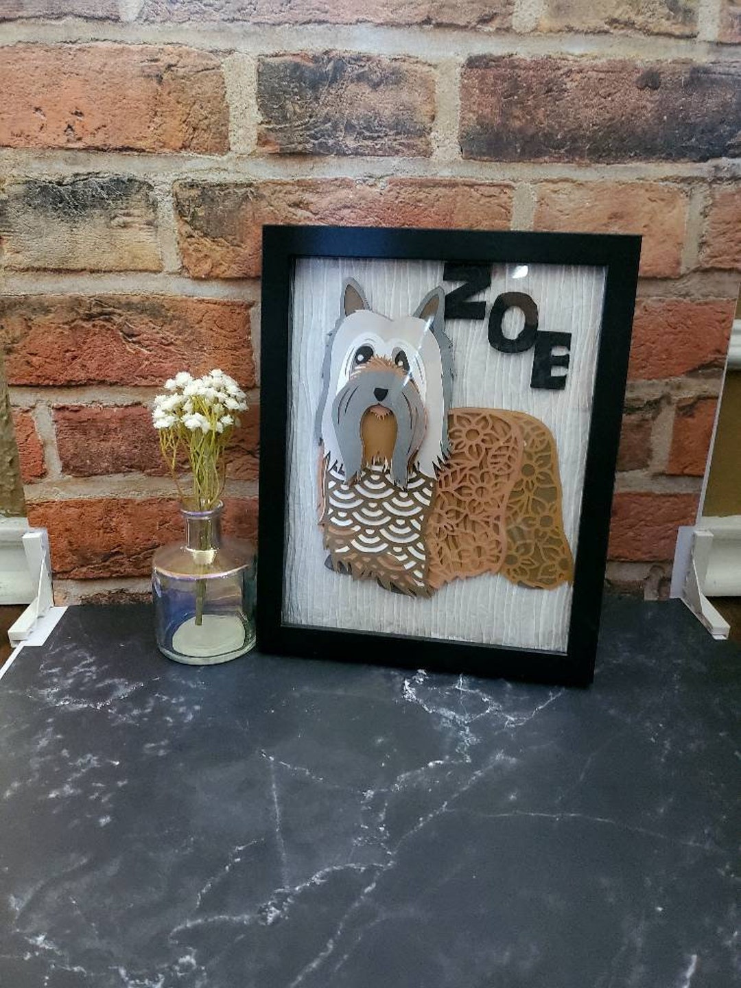 Custom Layered Dog Shadow Boxes All Breeds. - Etsy
