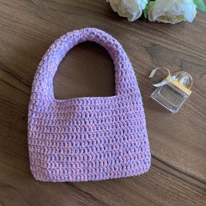 Crochet Lilac Small Shoulder Bag, Trending Now Big Sister Gifts ...
