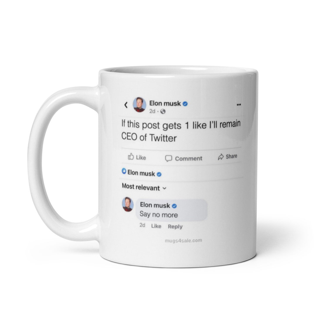 Funny Elon Musk Mug - Etsy