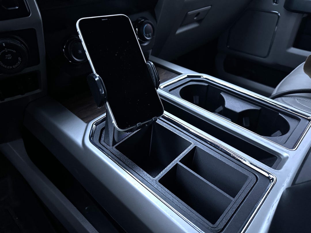 2015-2020 F-150 Modular Compartment System and Phone Mount for Center ...