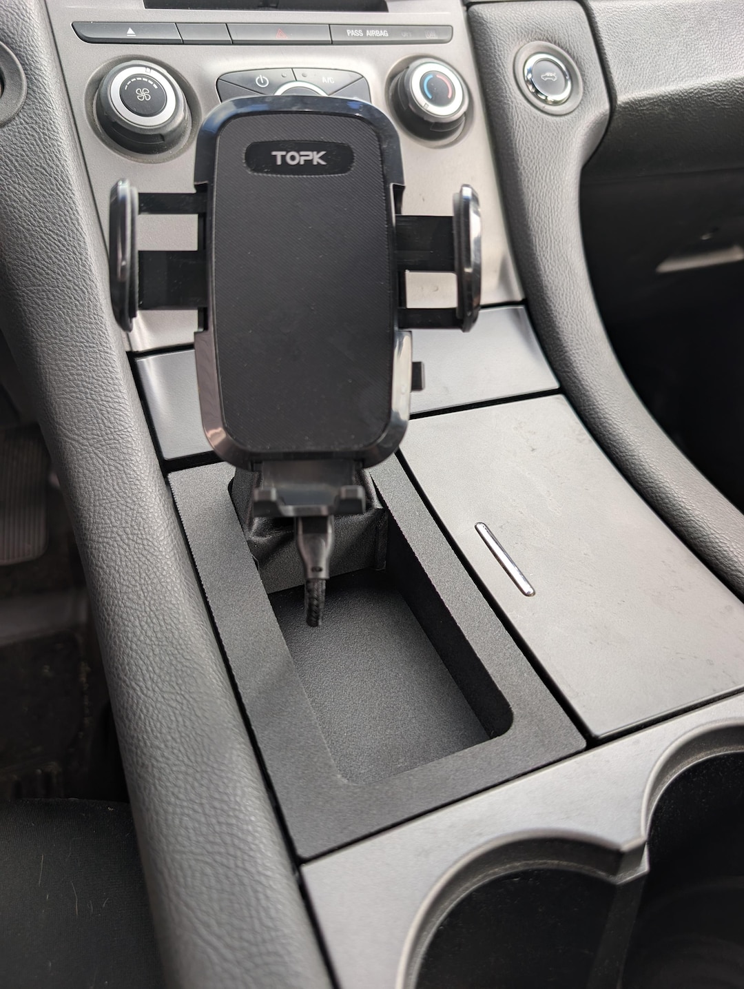 2010-2020 Ford Taurus Center Console Filler Pocket Phone Mount Insert ...