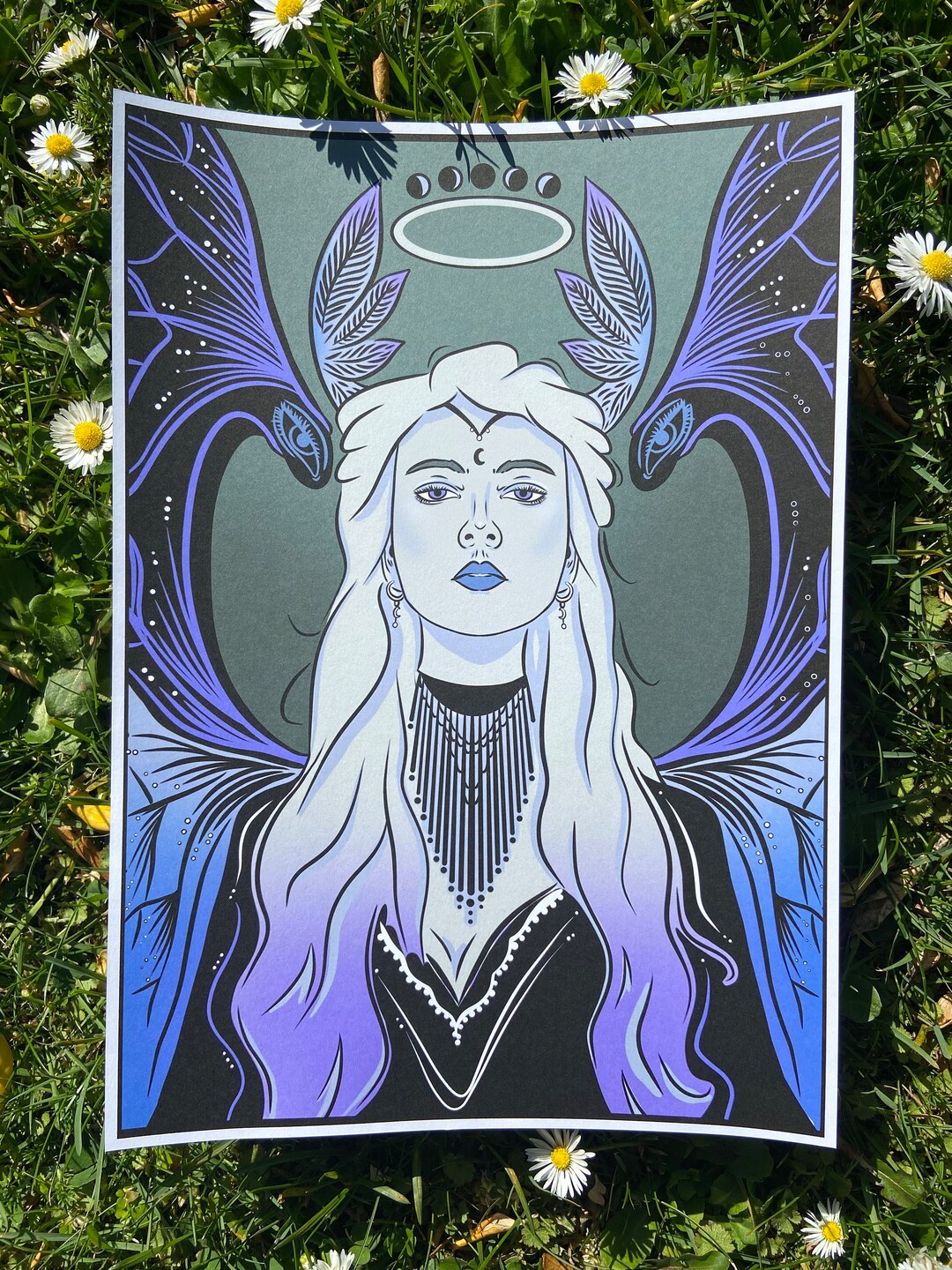 Moth Goddess Print - Etsy