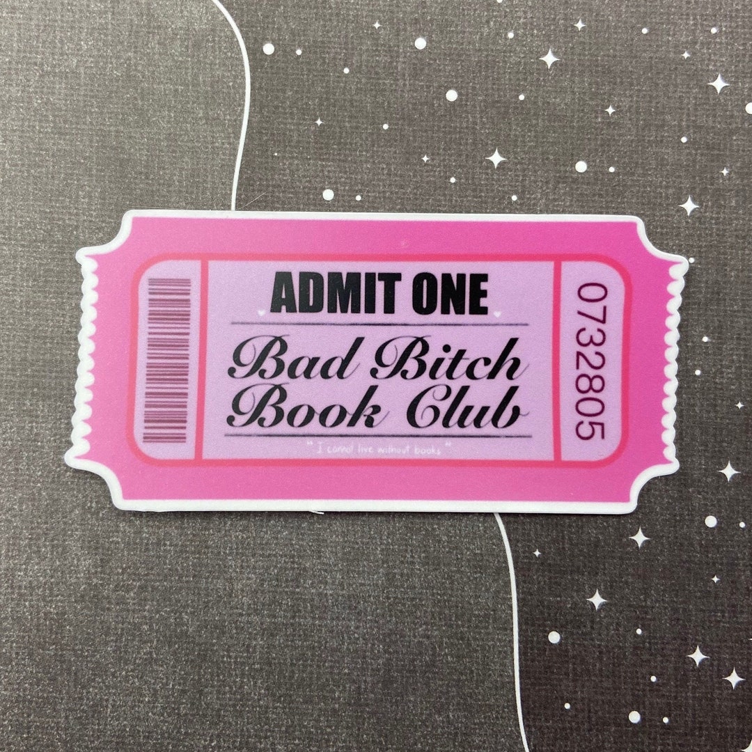 Bad Bitch Book Club Vinyl Sticker - Etsy