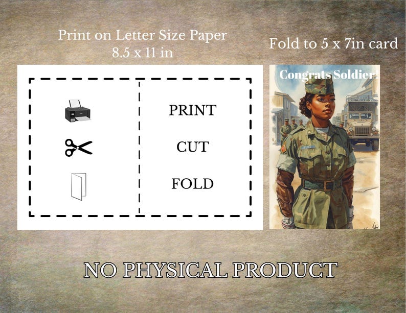 Black Female Soldier Congratulations Card: African American Military ...