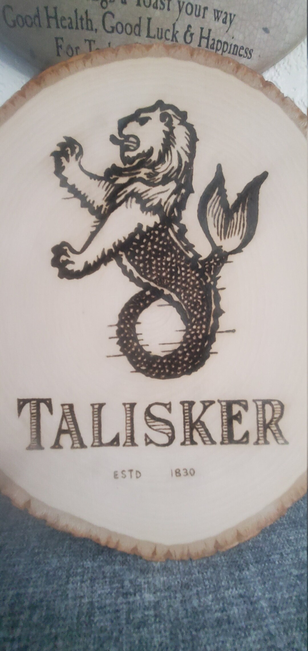 Talisker Scotch Whisky Wood Burned Wall Plaque - Etsy