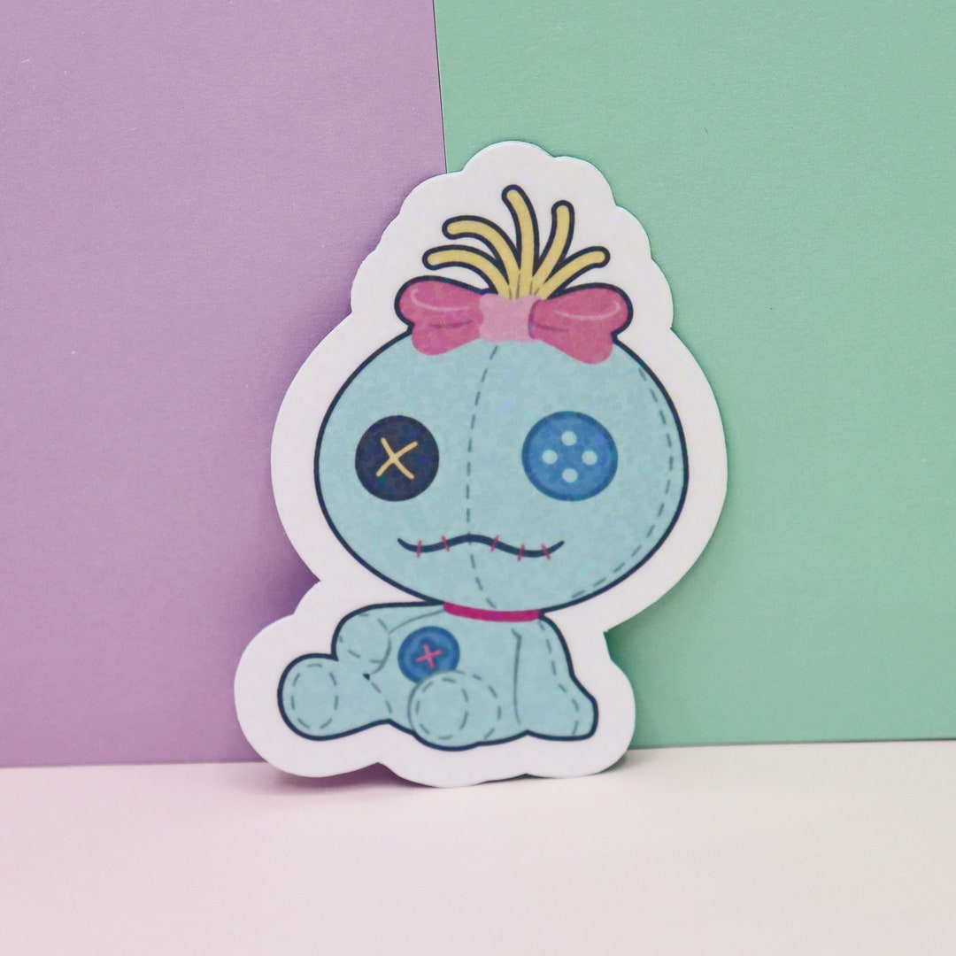 Scrump Sparkle Sticker, Stitch Sticker, Lilo and Stitch, Doll Sticker ...