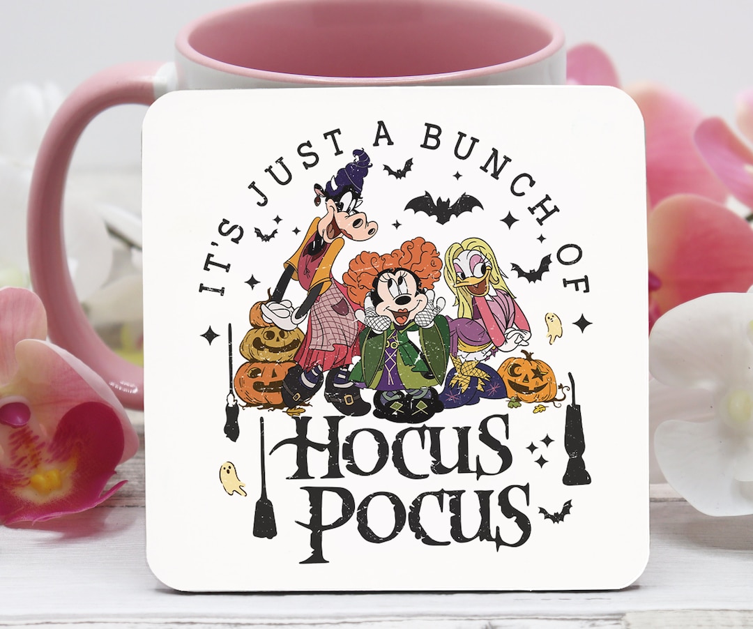 Hocus Pocus Coaster, Halloween Gift, Halloween Coaster, Personalised ...