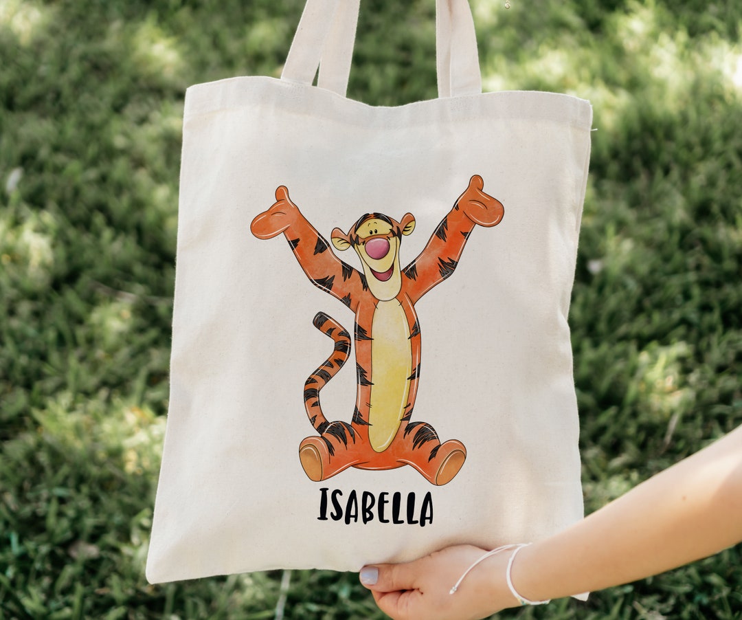 Tigger Tote Bag, Winnie the Pooh Tote Bag, Tigger Personalised Bag ...