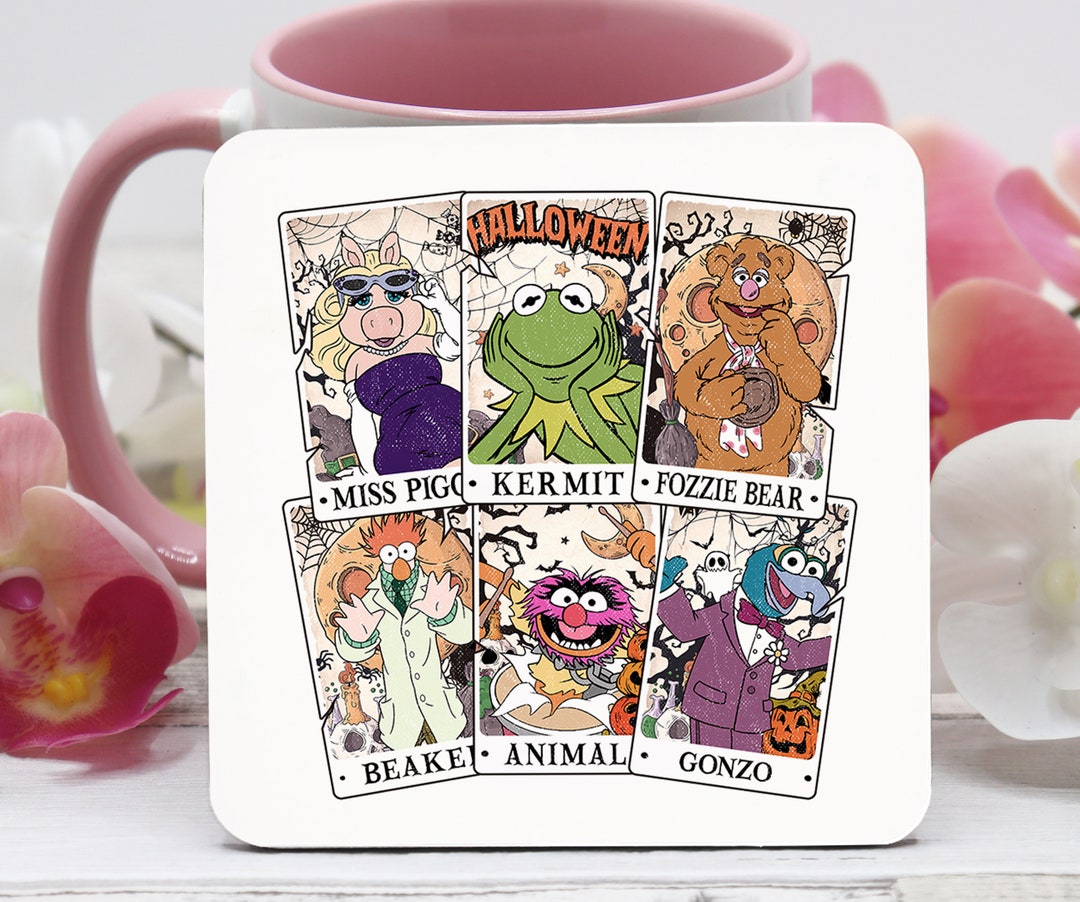 Muppets Tarot Coaster, Muppets Gift, Halloween Coaster, Personalised ...