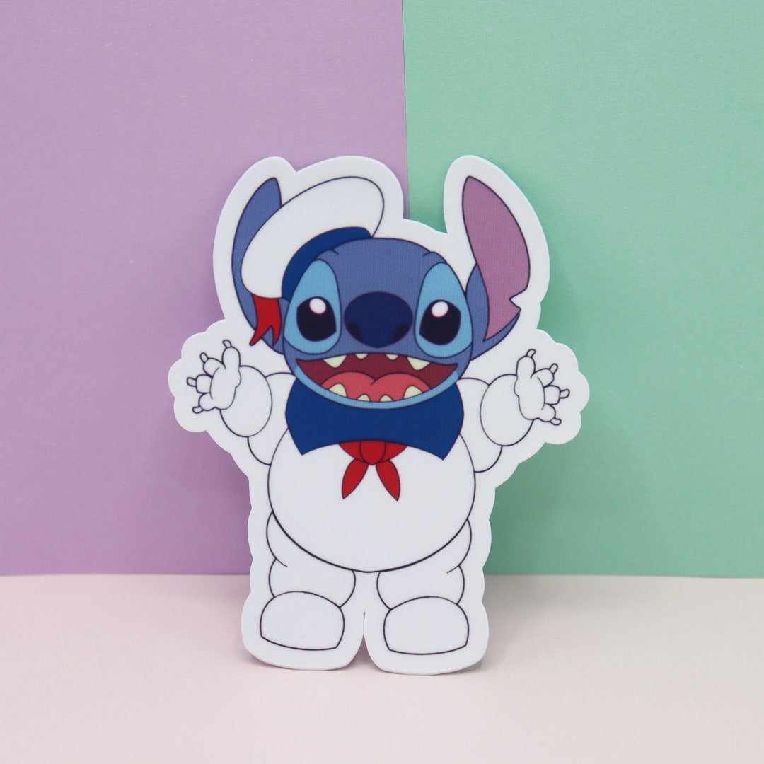 Marshmallow Stitch Sticker, Ghostbusters Sticker, Stitch Sticker, Stay ...