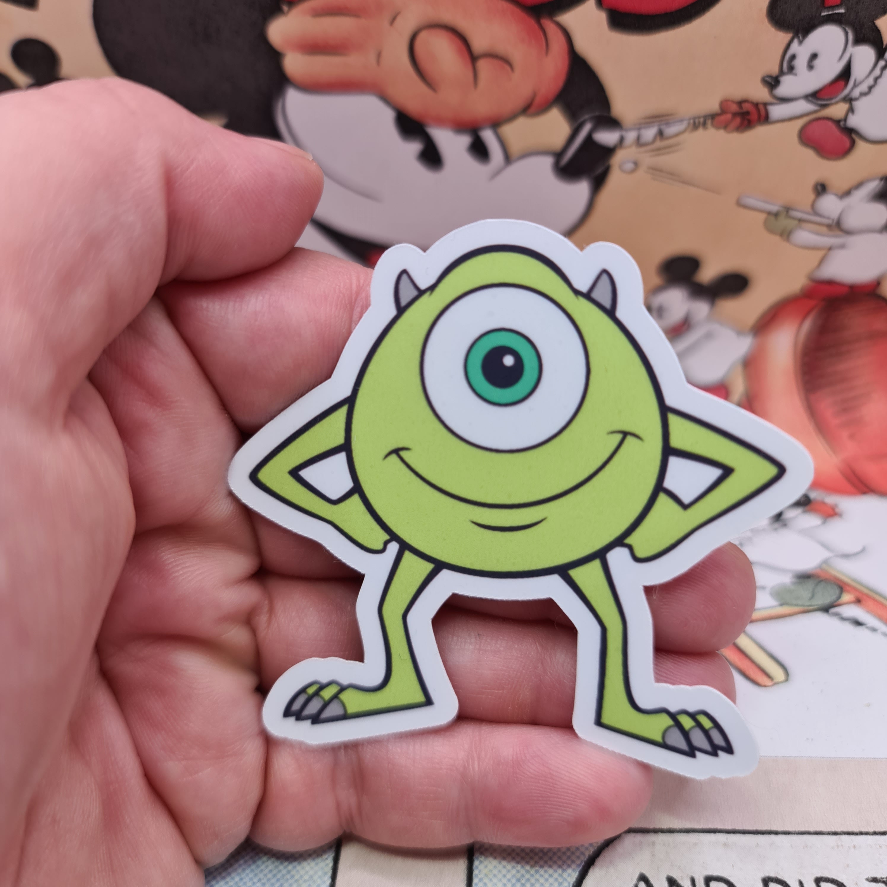 Mike Wazowski Sticker Vinyl Sticker Decal Sticker for - Etsy UK