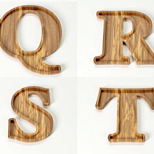 Alphabet CNC Tray Files - 28 Character Font Boards Set - CNC Files for ...