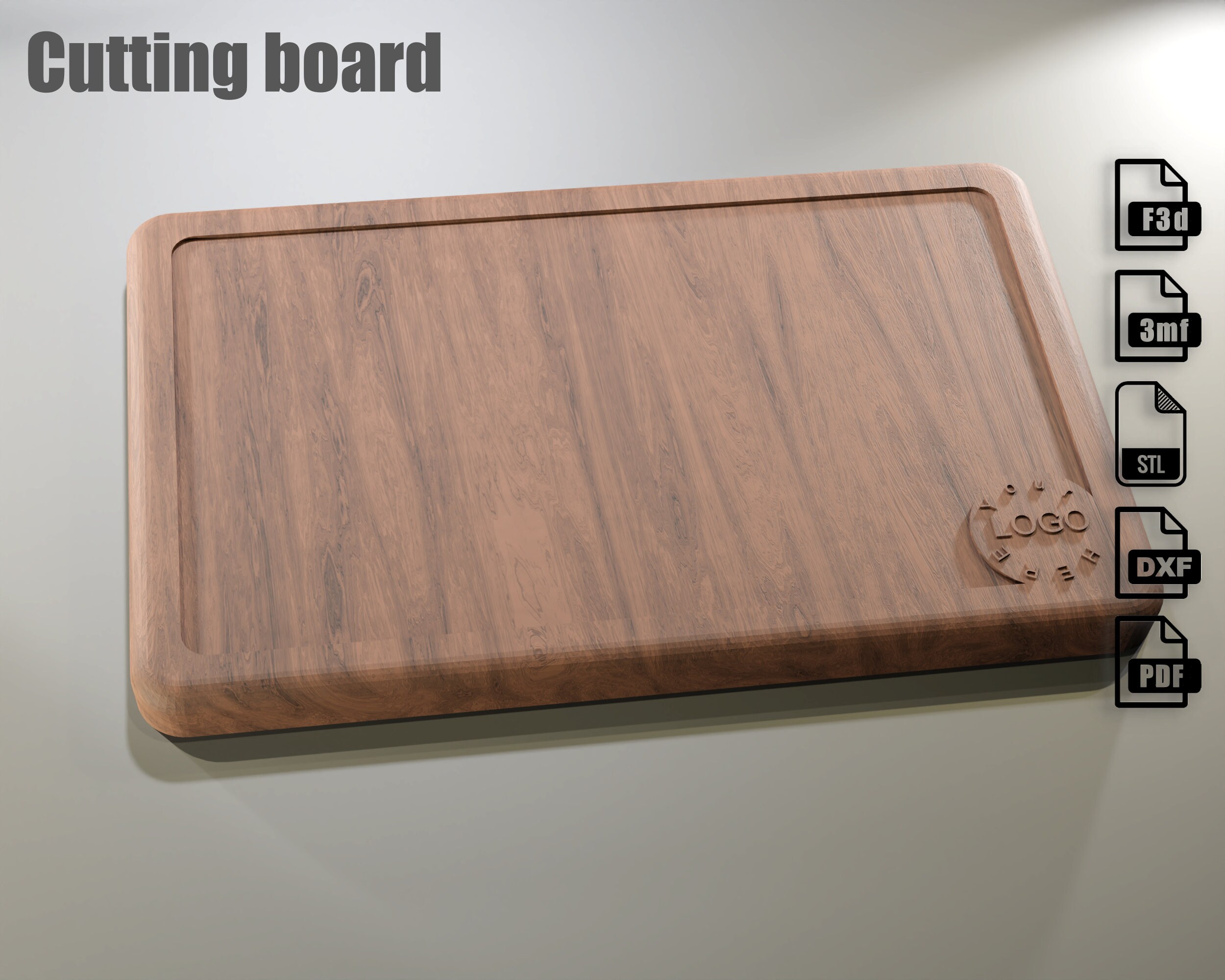 10 CNC Tray & Board Files – Wood Router STL + Fusion 360 (digital ...