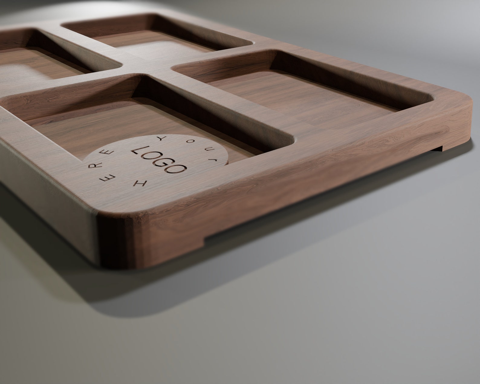 Classic 2x2 Tray - CNC Files for Wood Routers (f3d, 3mf, Stl, Dxf, Pdf ...