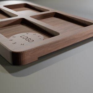 Classic 2x2 Tray - CNC Files for Wood Routers (f3d, 3mf, Stl, Dxf, Pdf ...