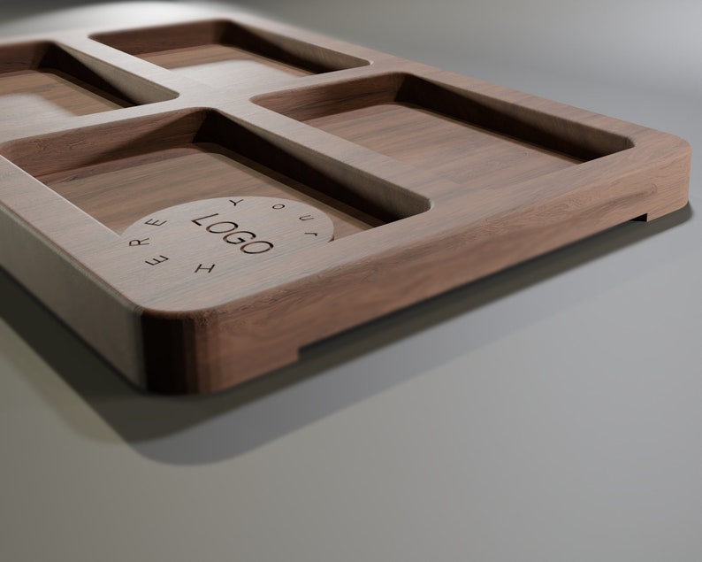 Classic 2x2 Tray - CNC Files for Wood Routers (f3d, 3mf, Stl, Dxf, Pdf ...