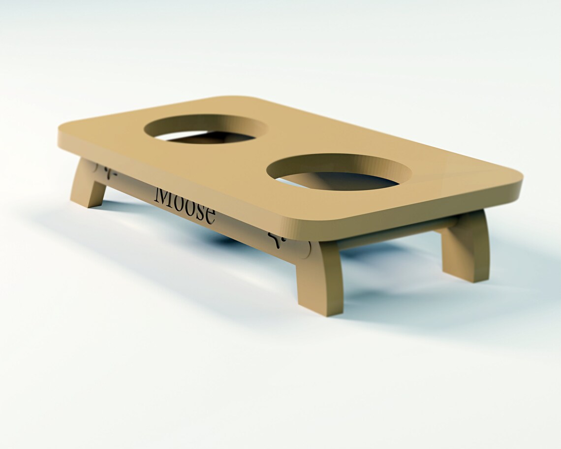 Dog Bowl Holder CNC Project CNC Files for Wood Routers fusion 360 File ...