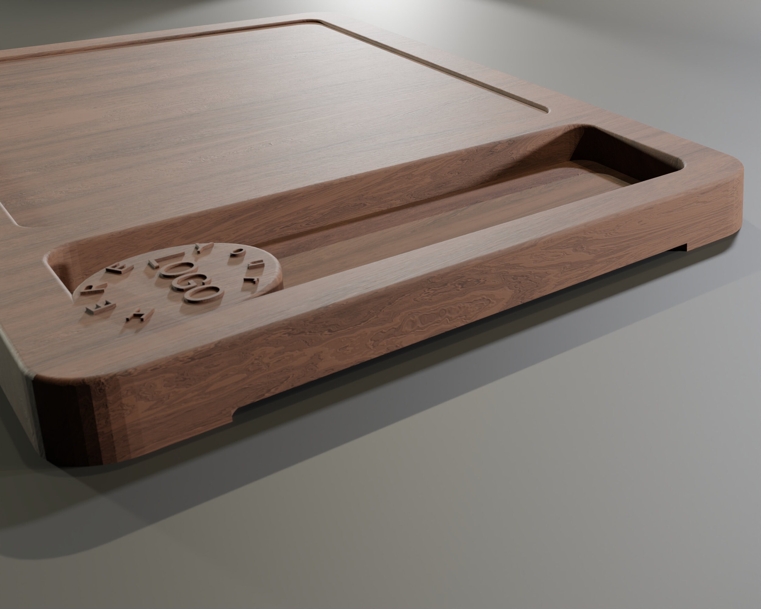 CNC Project for a Steak Board - CNC Files for Wood Routers. Dxf, Fusion ...