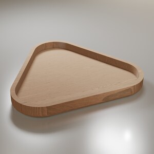 Triangular Tray CNC Files - (fusion 360 Files, STL , Dxf, 3MF, Pdf) CNC ...