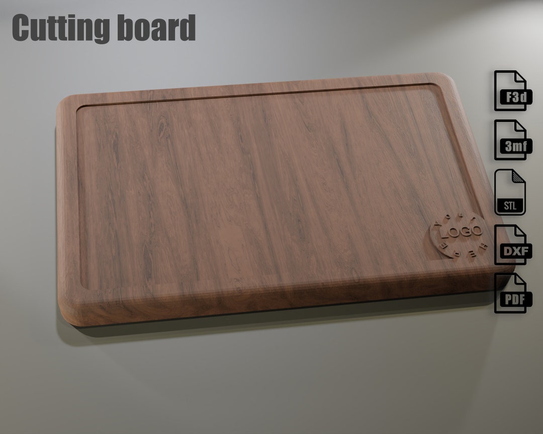 CNC Cutting Board File - CNC Files for Wood Routers - Fusion 360 and ...