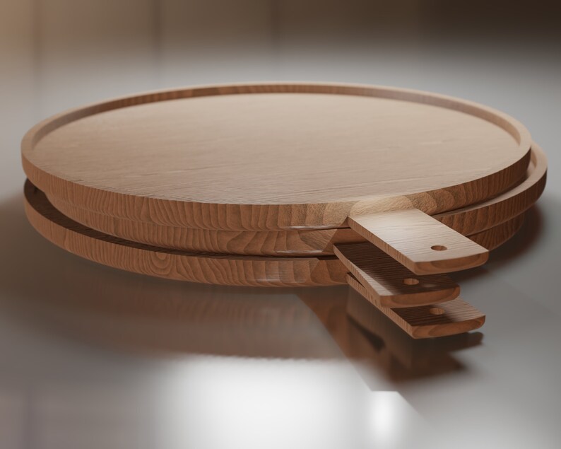 Pizza Tray File for Cnc Router - Fusion 360 Files, STL, Dxf, 3MF, Pdf ...