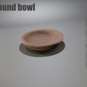 Round Bowl CNC File - Includes STL, DXF, 3MF & Fusion 360 Digital ...