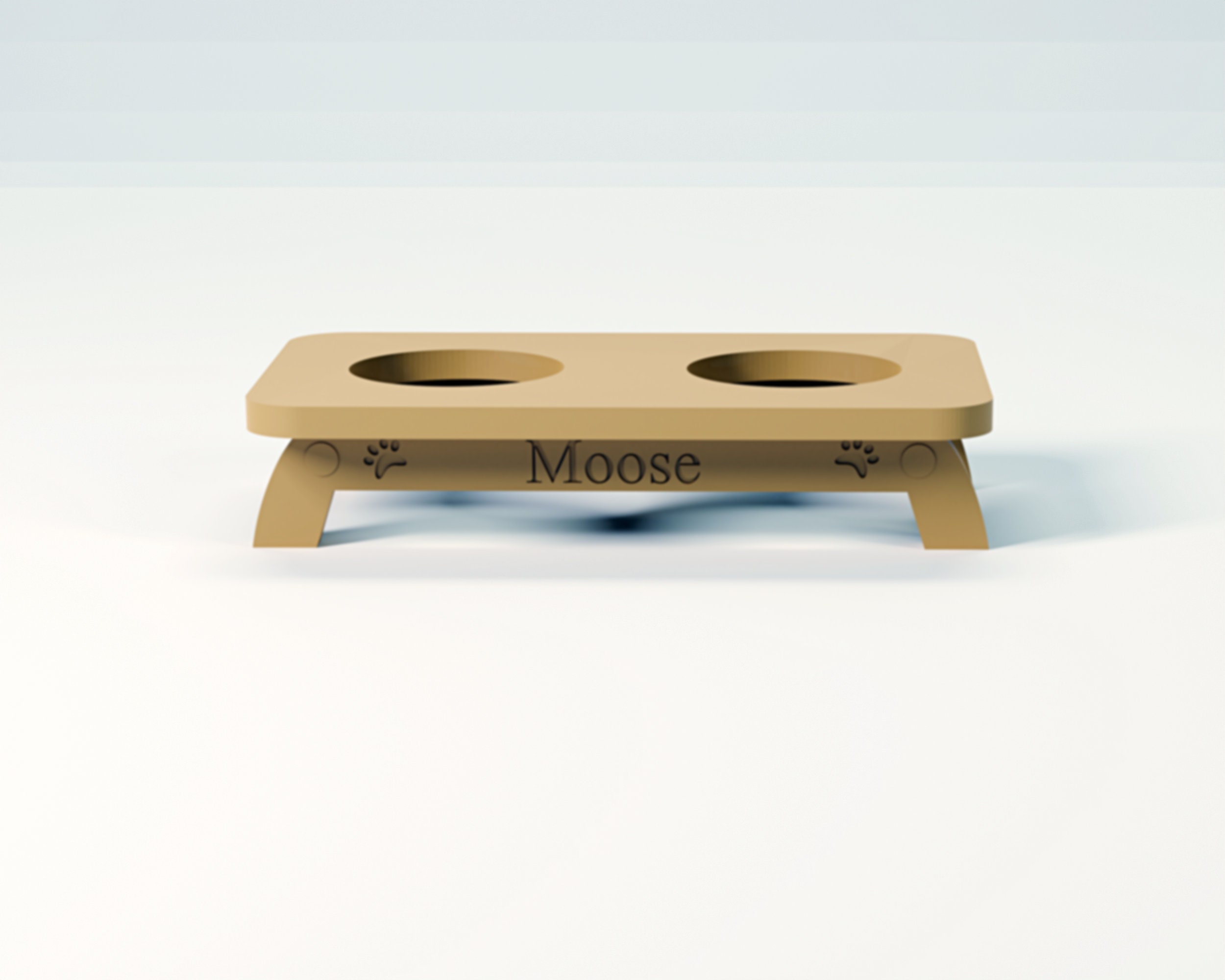 Dog Bowl Holder CNC Project - CNC Files for Wood Routers (fusion 360 ...