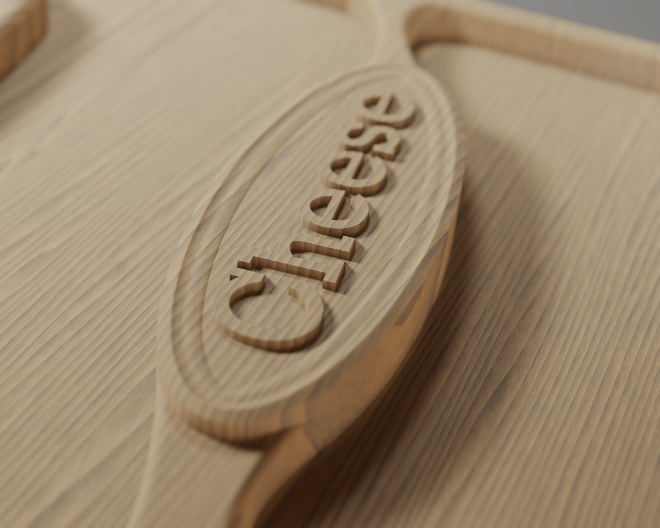 Cheese Tray CNC Files for Wood Routers Fusion 360 File, STL Files, 3MF ...
