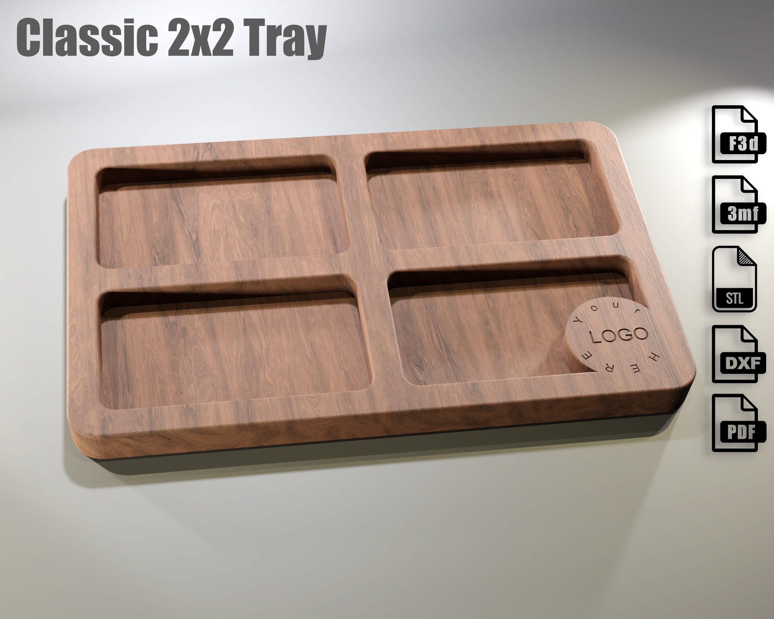 10 Classic Trays and Boards - CNC Projects for Instant Download. CNC ...