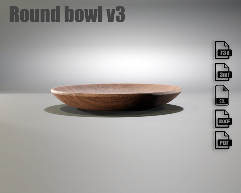 Awesome CNC Router Files Set for 10 Different Round Trays or Bowls ...