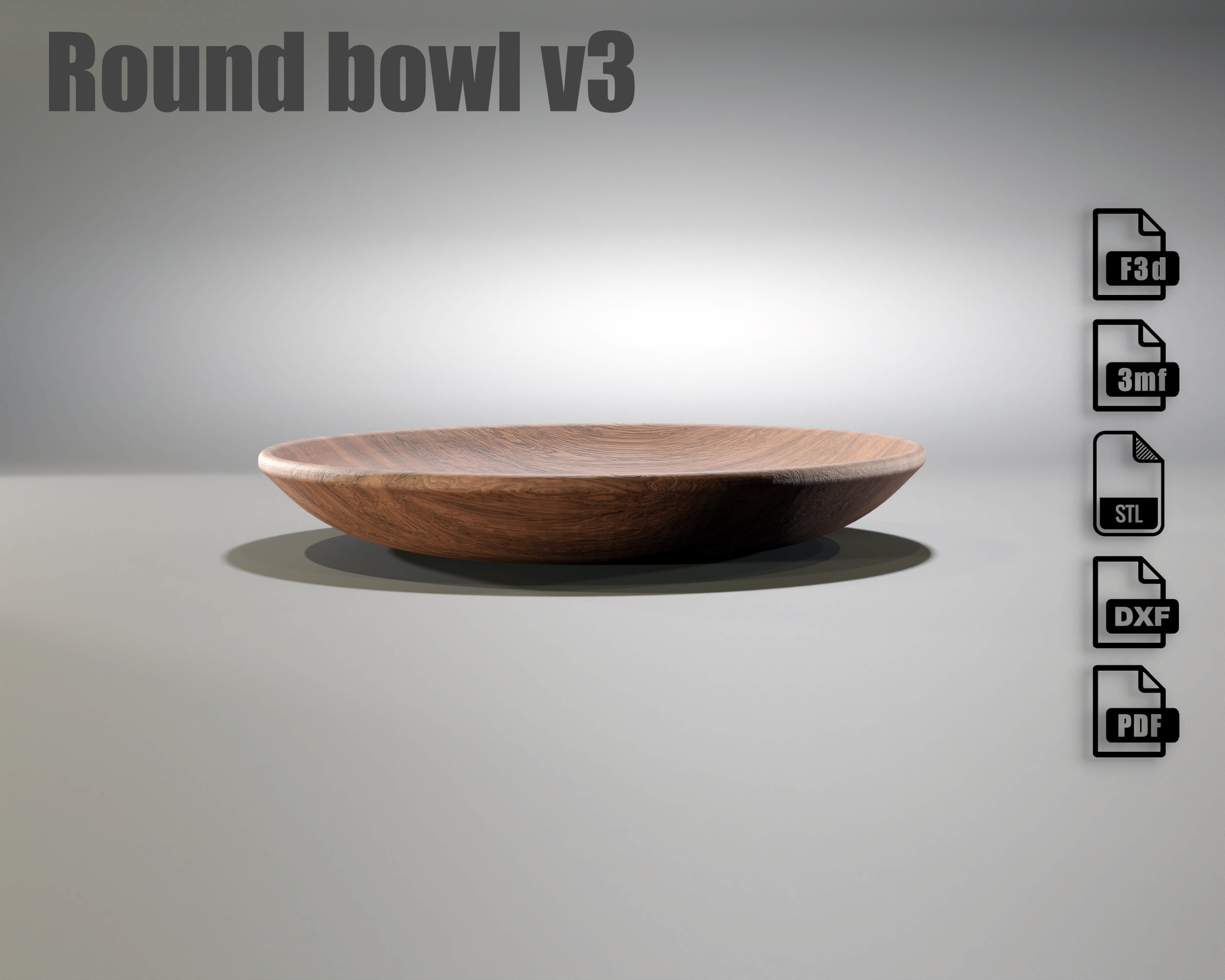 Awesome CNC Router Files Set for 10 Different Round Trays or Bowls ...