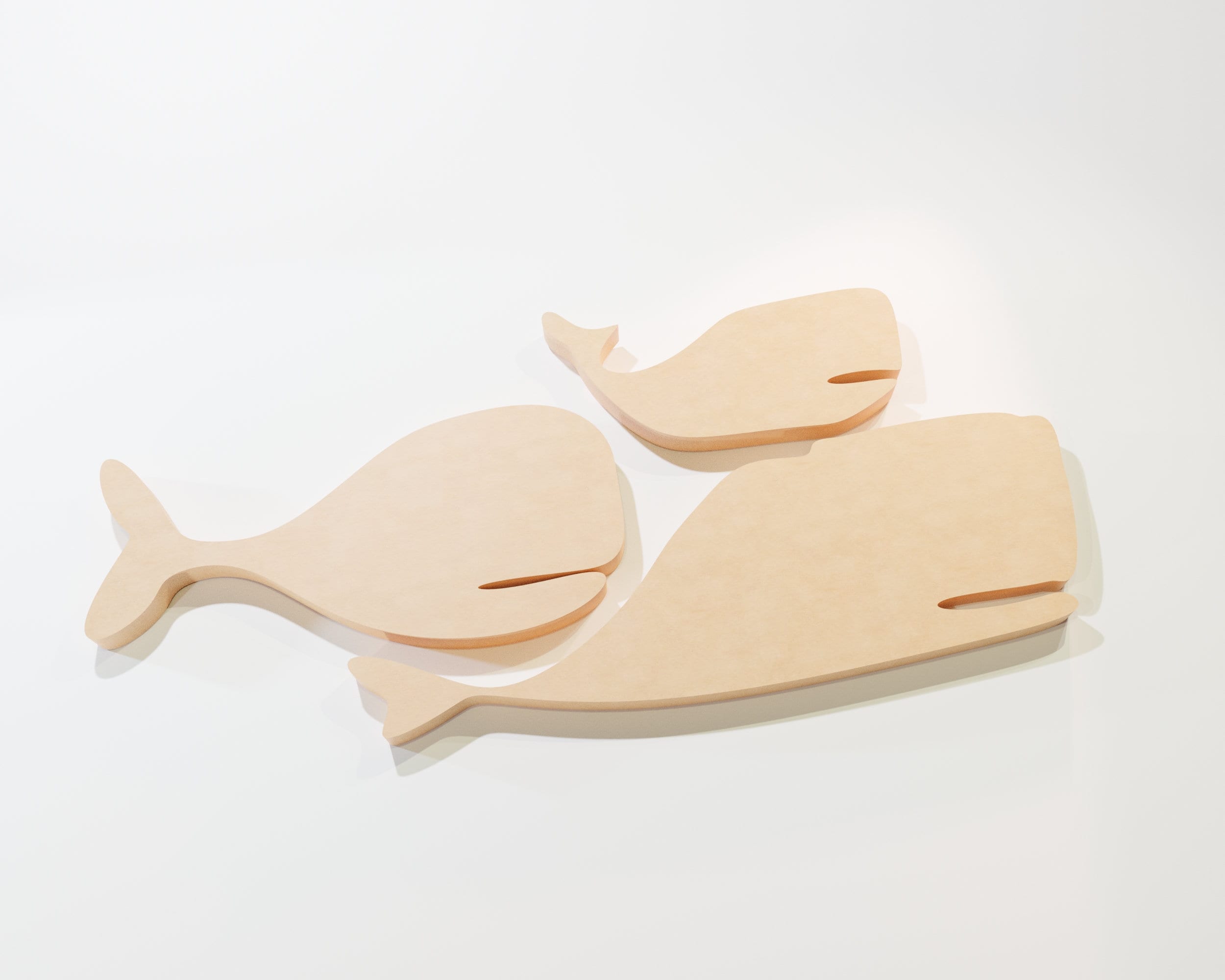 Whale Shape Cutting File for DIY Woodworking - Fusion 360 File, STL, Dxf CNC Files Ocean ...
