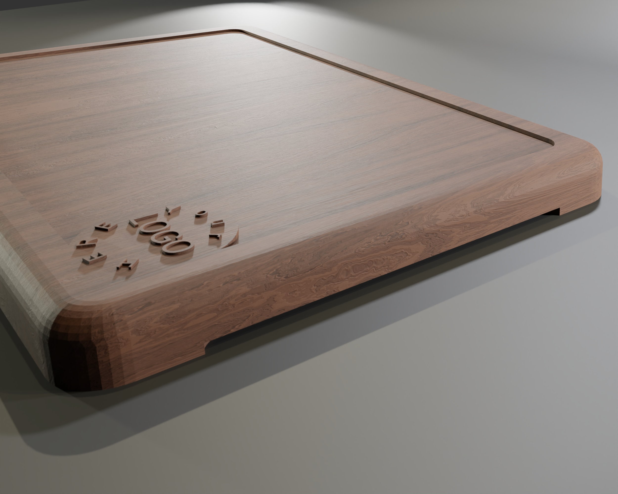 CNC Cutting Board File - CNC Files for Wood Routers - Fusion 360 and ...