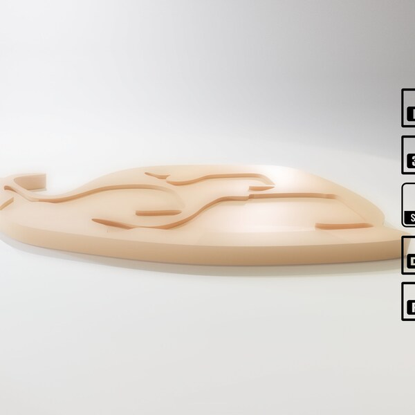 Whale Stl File Cnc - Etsy