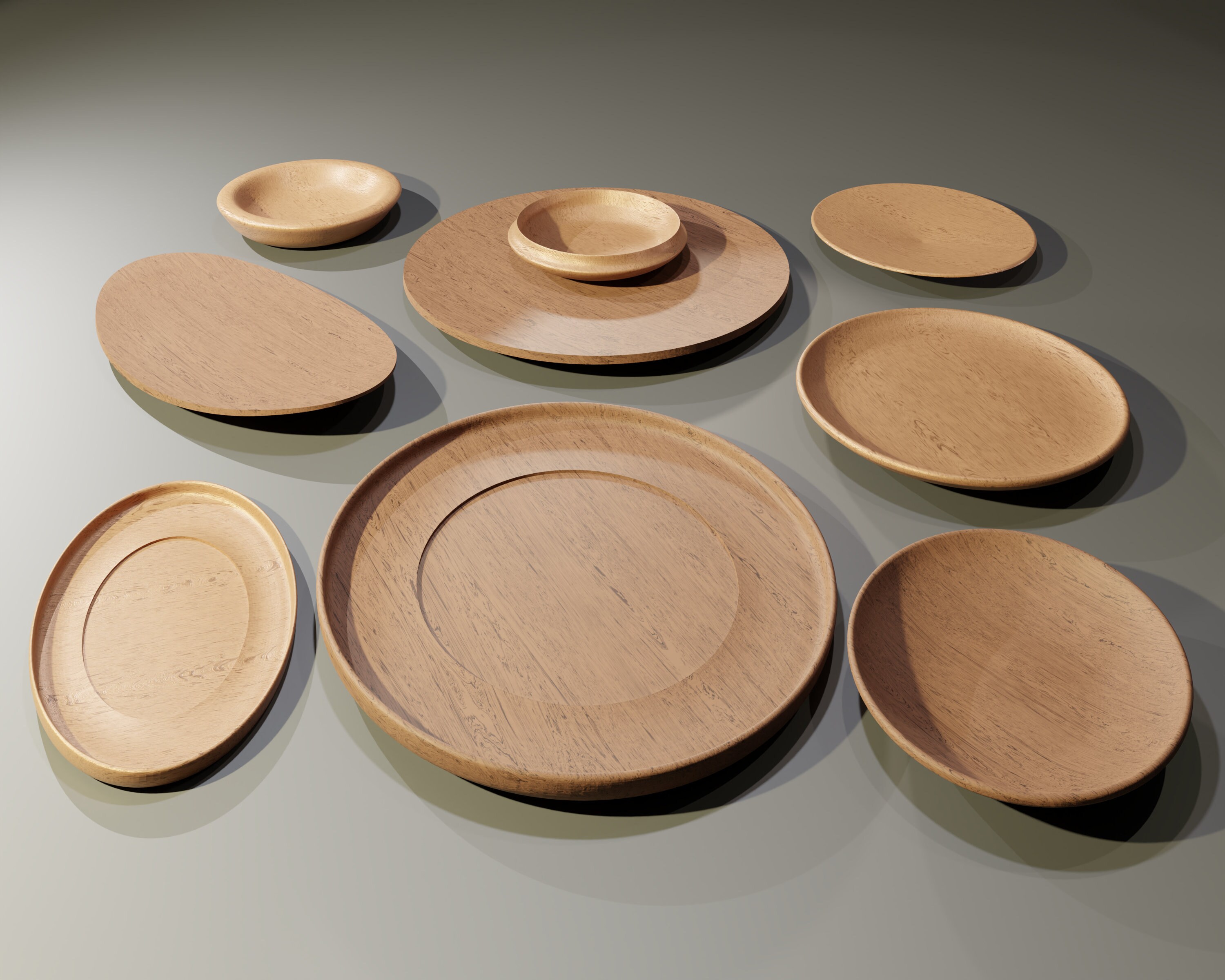 Awesome CNC Router Files Set for 10 Different Round Trays or - Etsy