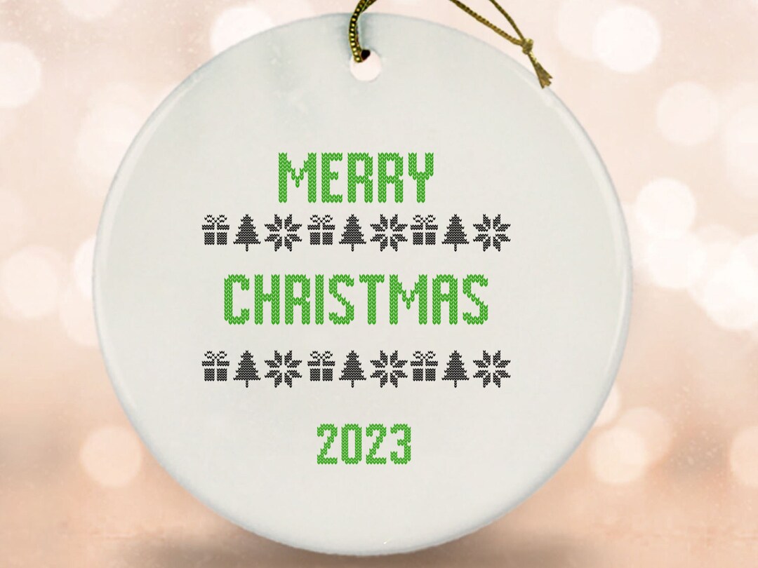 Tacky Christmas Tree Ornament, Funny Christmas Decoration 2023 ...