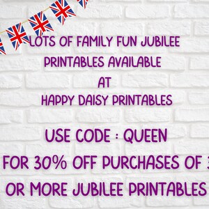 Jubilee Activities for Children/ PRINTABLE the Queens Jubilee - Etsy