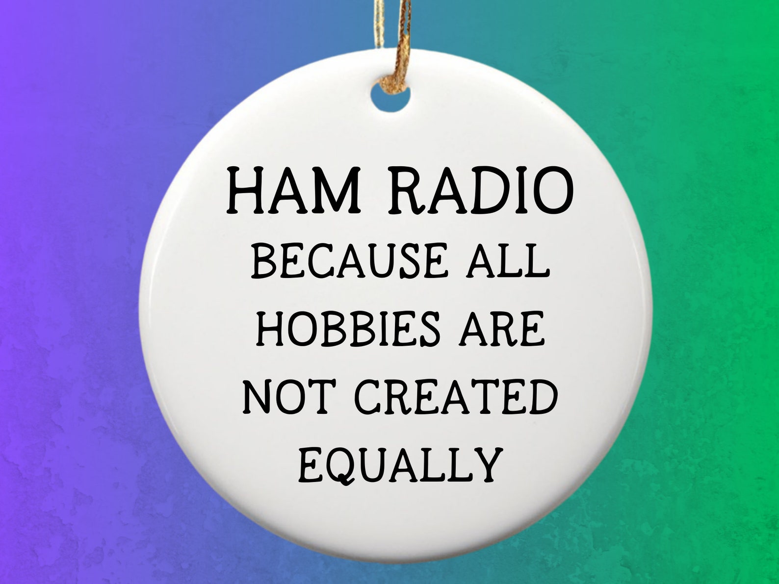 Ham Radio Gift, Ham Radio Ornament, Ham Radio Keepsake, Ham Radio ...