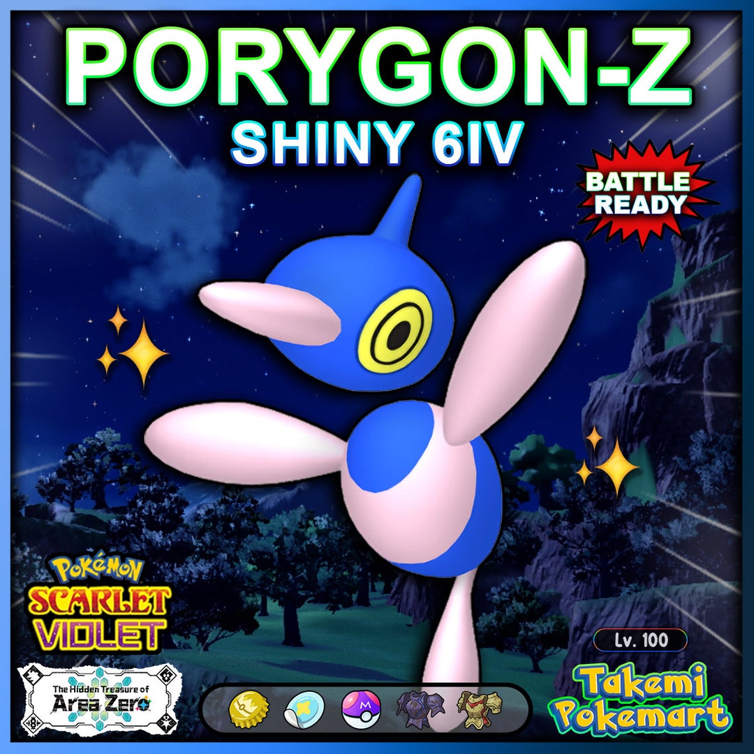 Porygon-z Shiny 6IV Any Item Ready for Competitive Battle - Etsy