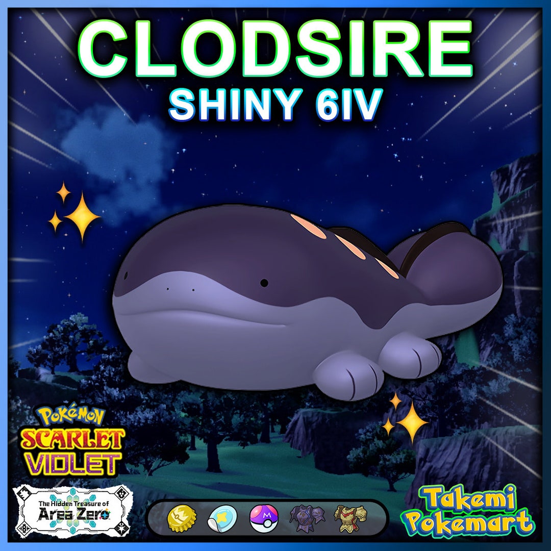 CLODSIRE SHINY 6IV Any Item Ready for Competitive Battle Pokemon ...