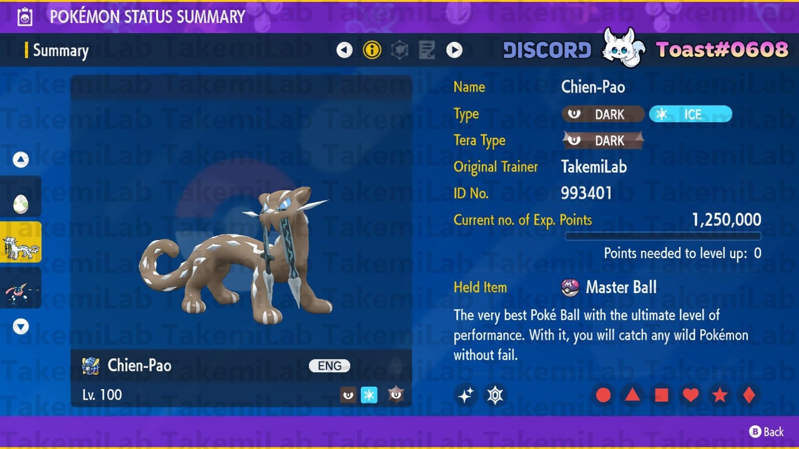 SHINY CHIEN-PAO 6IV Rare Exclusive Pokemon Scarlet & - Etsy Denmark