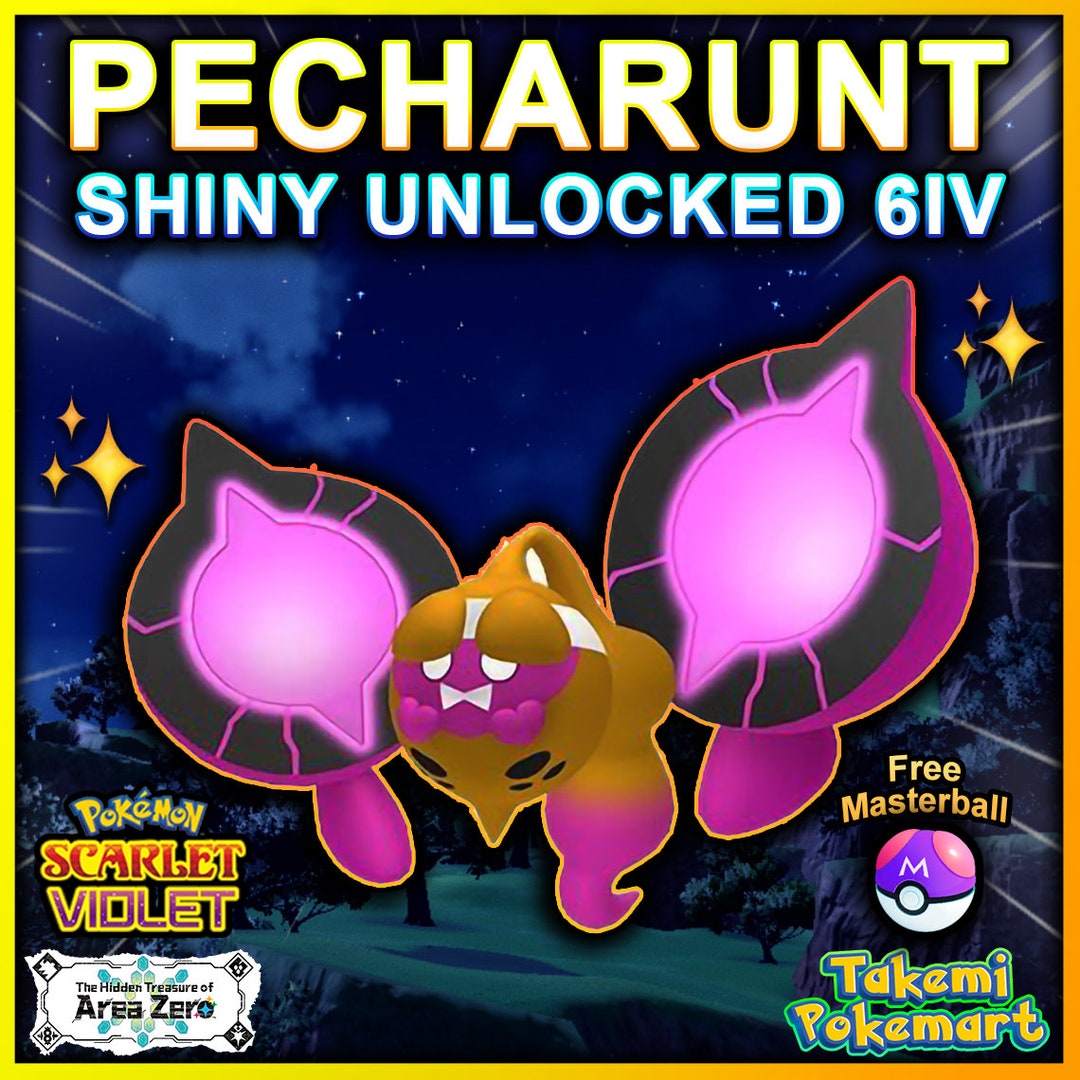 PECHARUNT 6IV RARE Exclusive Pokemon Scarlet & Violet - Etsy