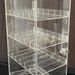Acrylic Clear Shelving Display Rack With Lockable Door- 18"h X 9.5"w X ...