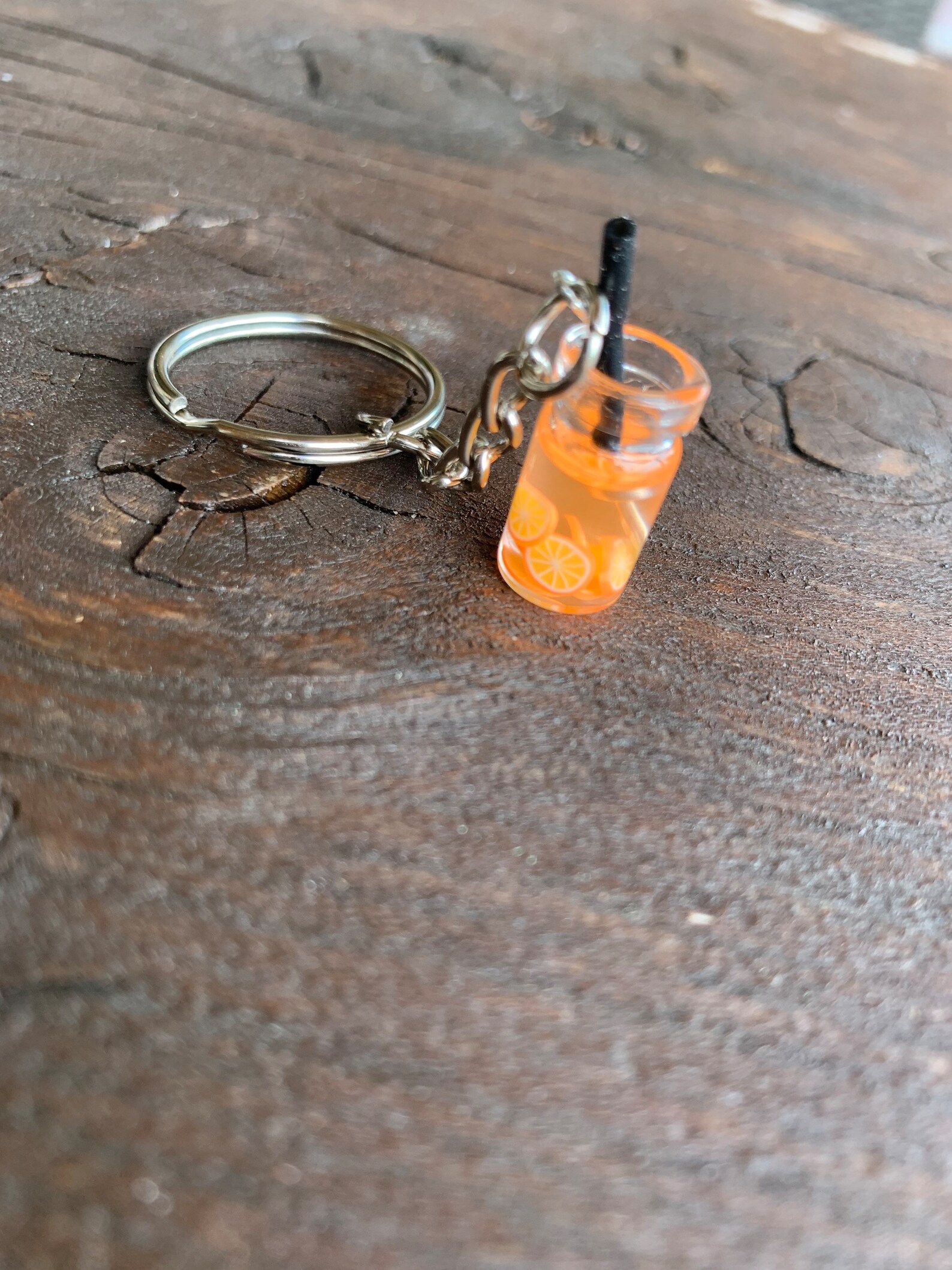 Colorful Keychain Cute Keychain for Women Fruit Drink - Etsy