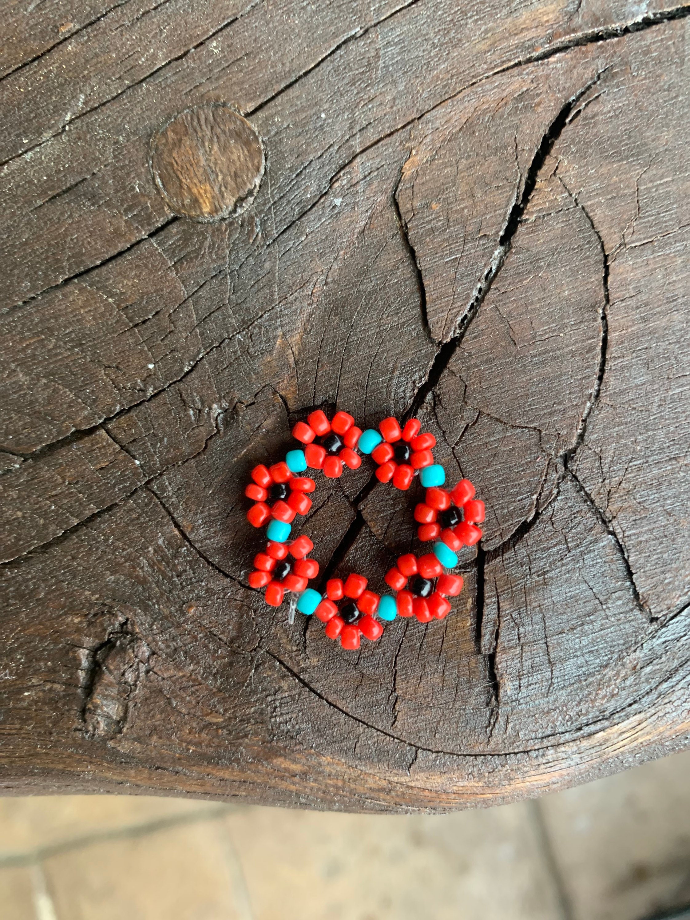 Seed Bead Floral Ring, Beaded Spring Ring - Etsy