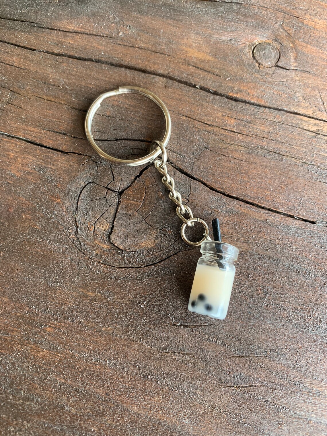 Boba Milk Tea Keychain Mini Drink Keychain Bubble Tea Drink - Etsy