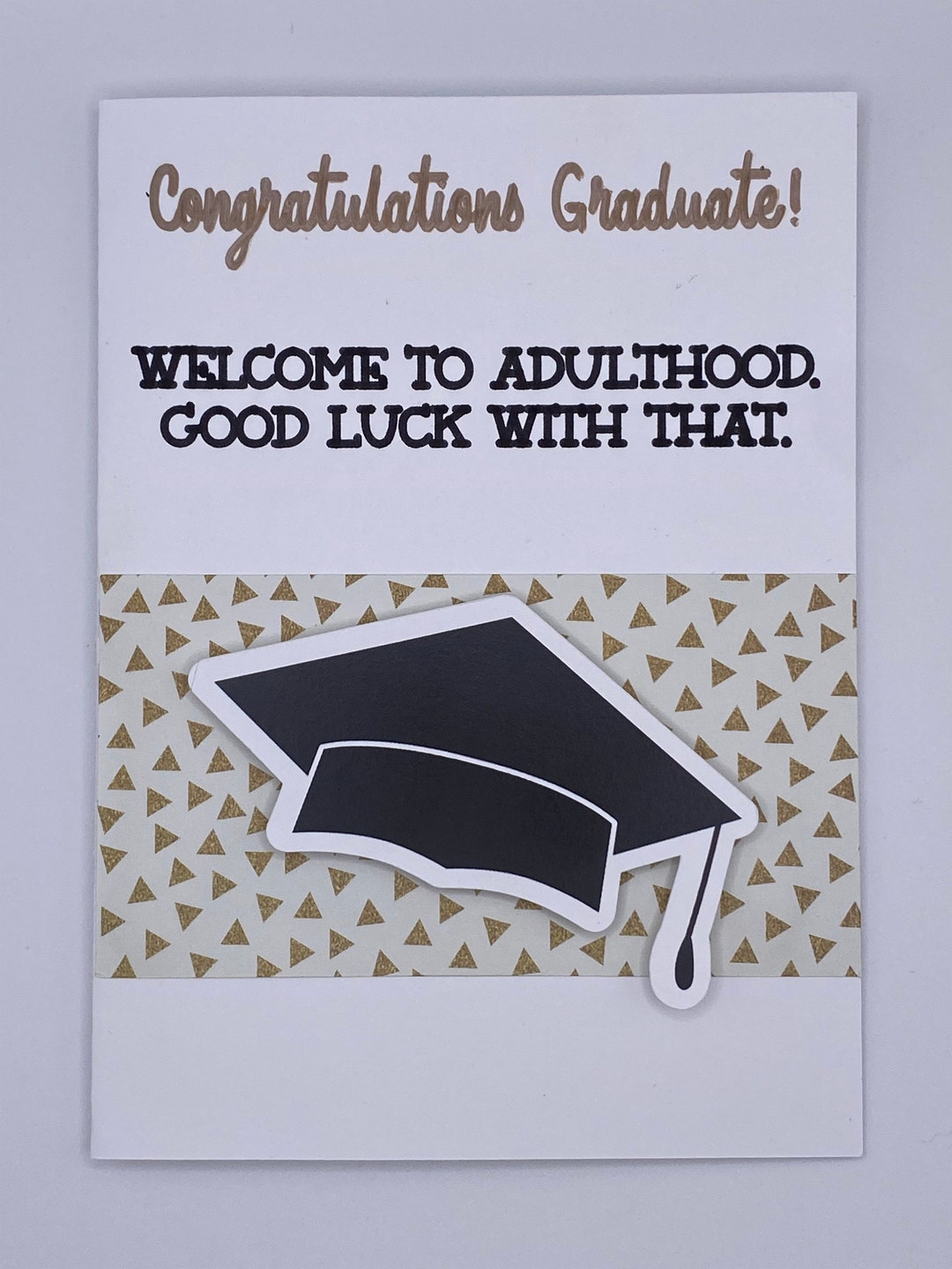 Greeting Card, College Graduation, High School Graduation, Dark Humor ...